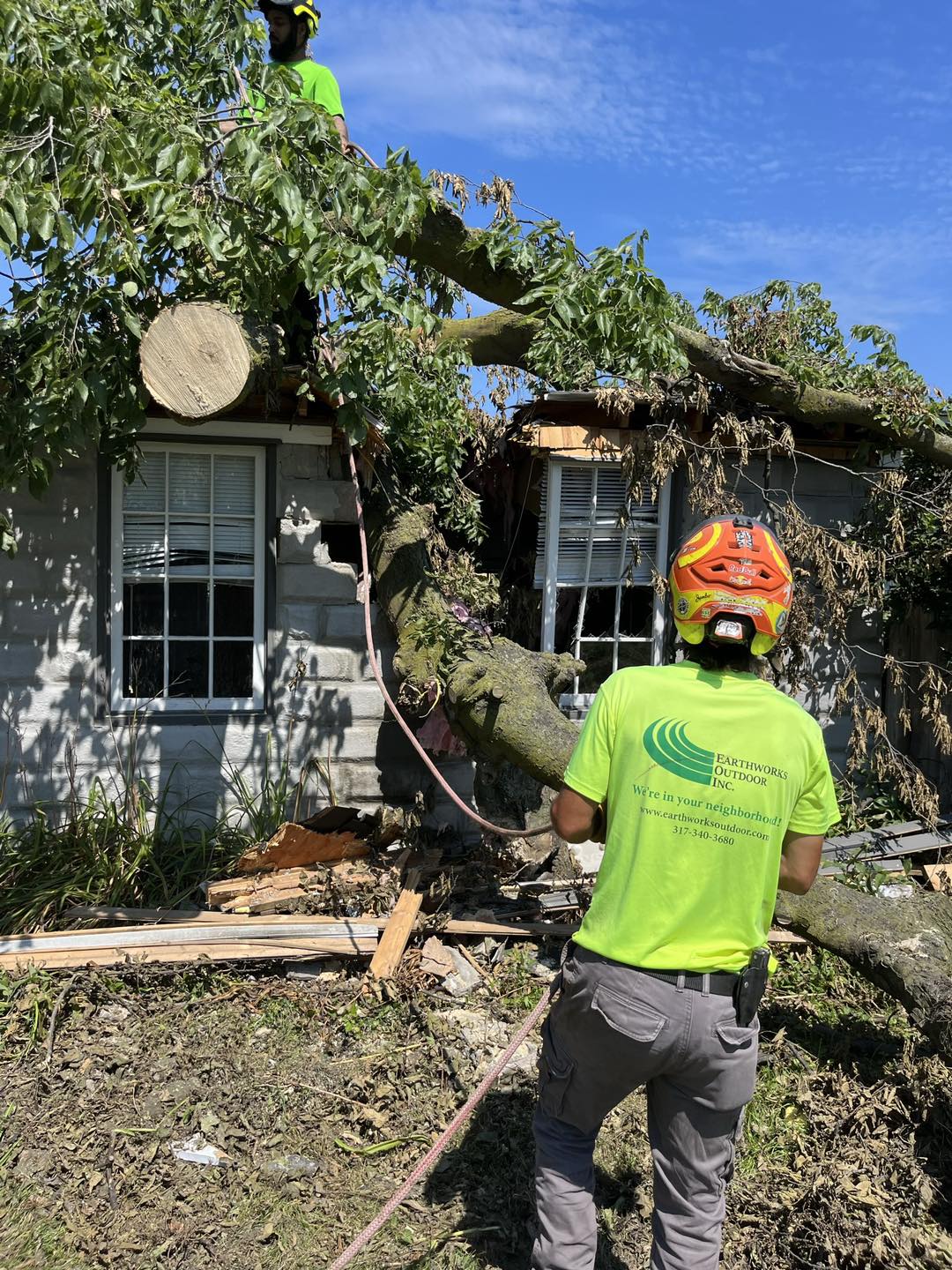 Responding Swiftly to Storm Damage - Earthworks Outdoor